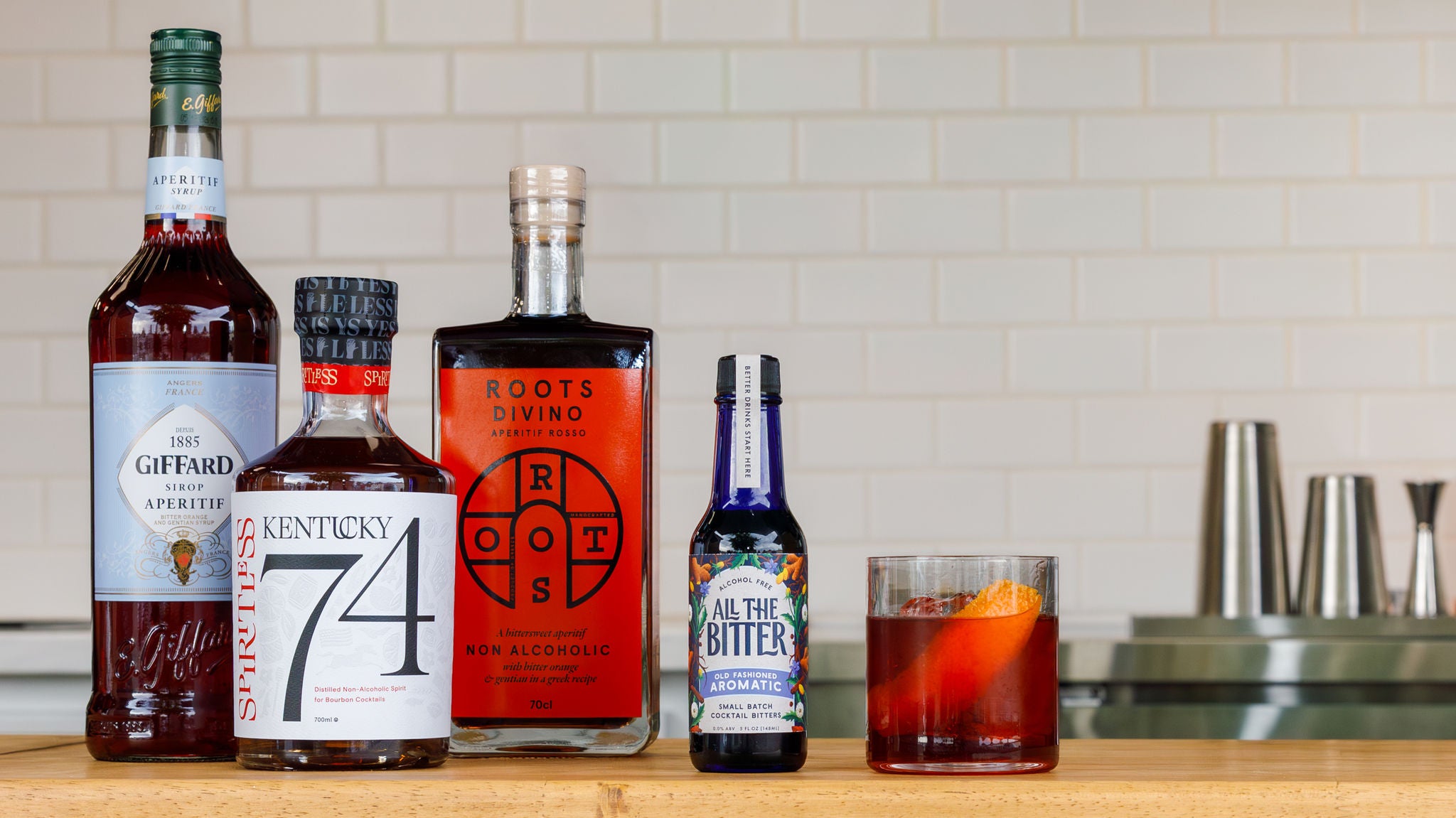 Boulevardier (Non-Alcoholic Cocktail Recipe) – All The Bitter